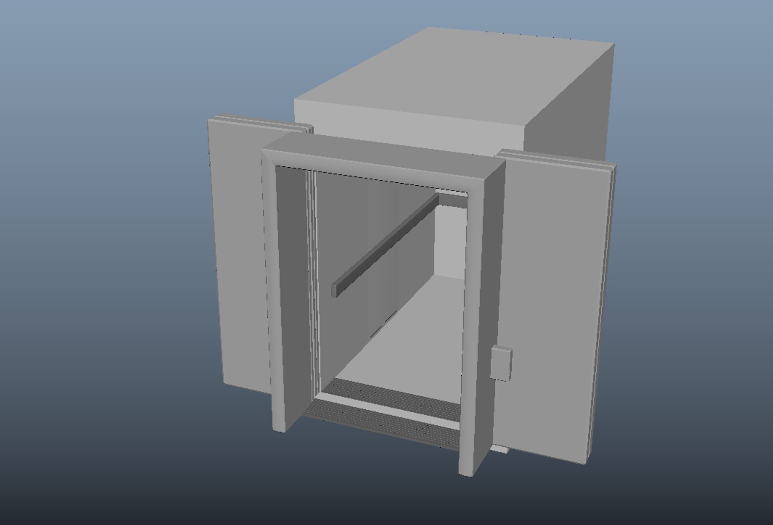 3d Model Elevator Doors