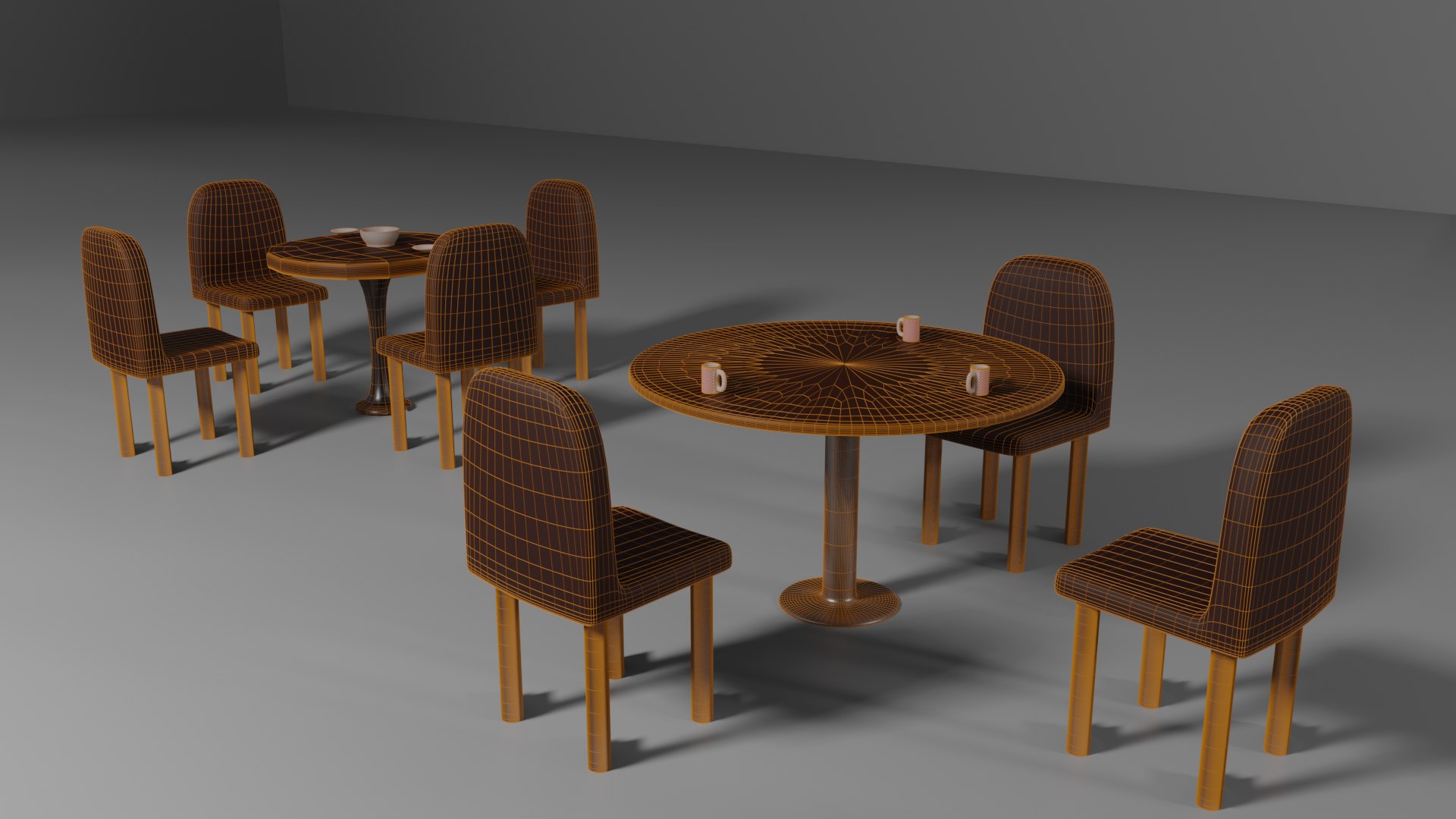 Cafe assets 3D model - TurboSquid 1567537