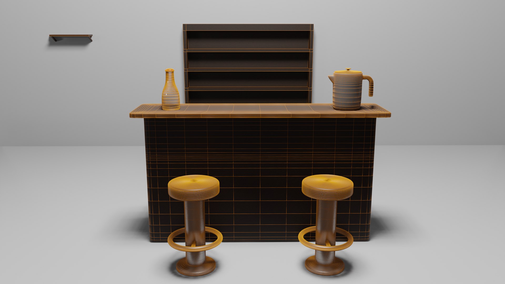 Cafe assets 3D model - TurboSquid 1567537