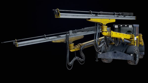 modelo 3d Plataforma de perforación subterránea Atlas Copco Boomer E2 C ...