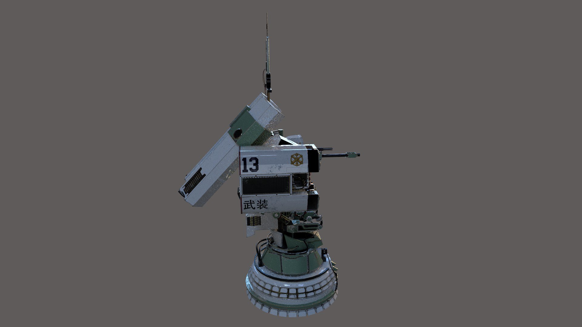 Defender Turret model - TurboSquid 2020815