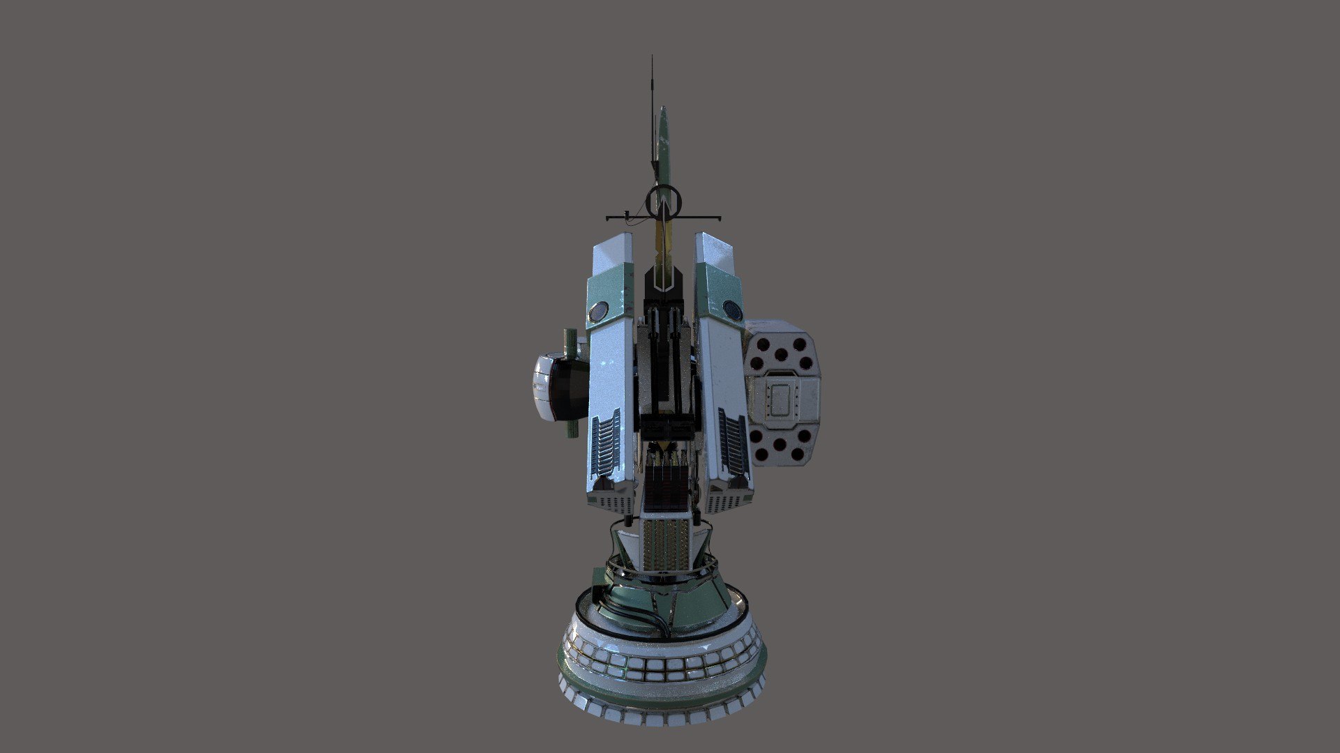 Defender Turret model - TurboSquid 2020815