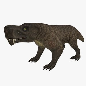 extinct glyptodon 3d model