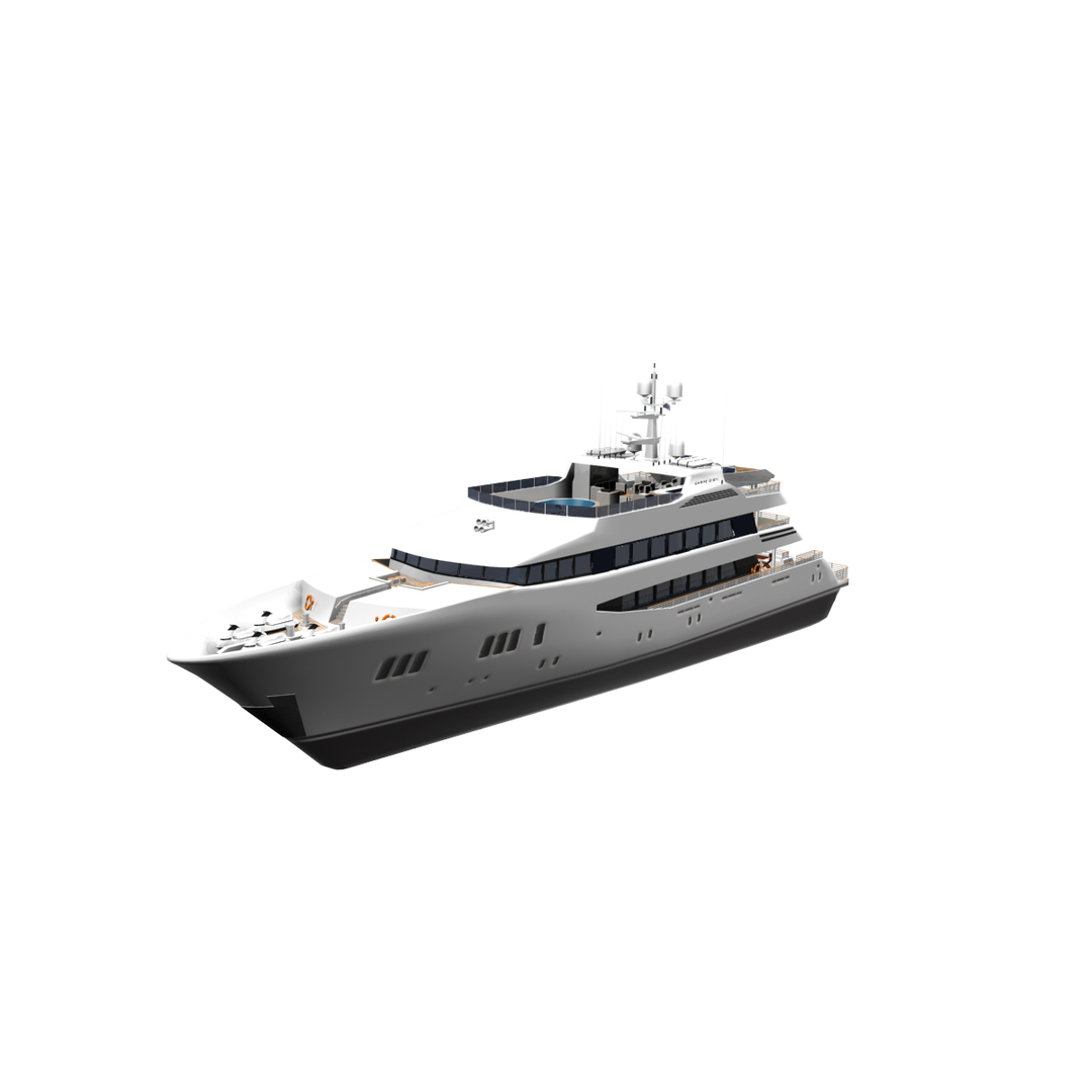 Trinity Yacht 3d Max