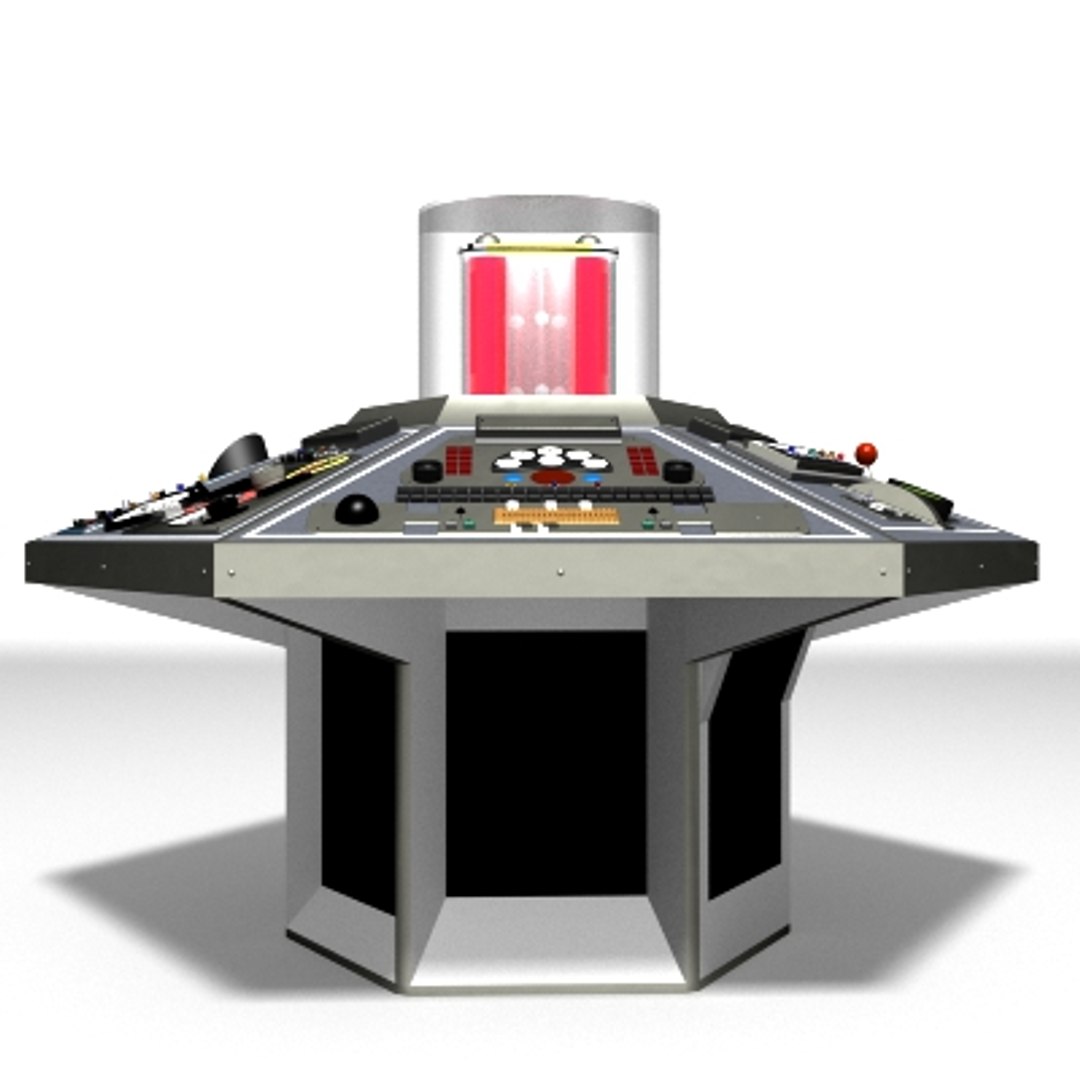 Tardis Console Doctor 1982 3d Model