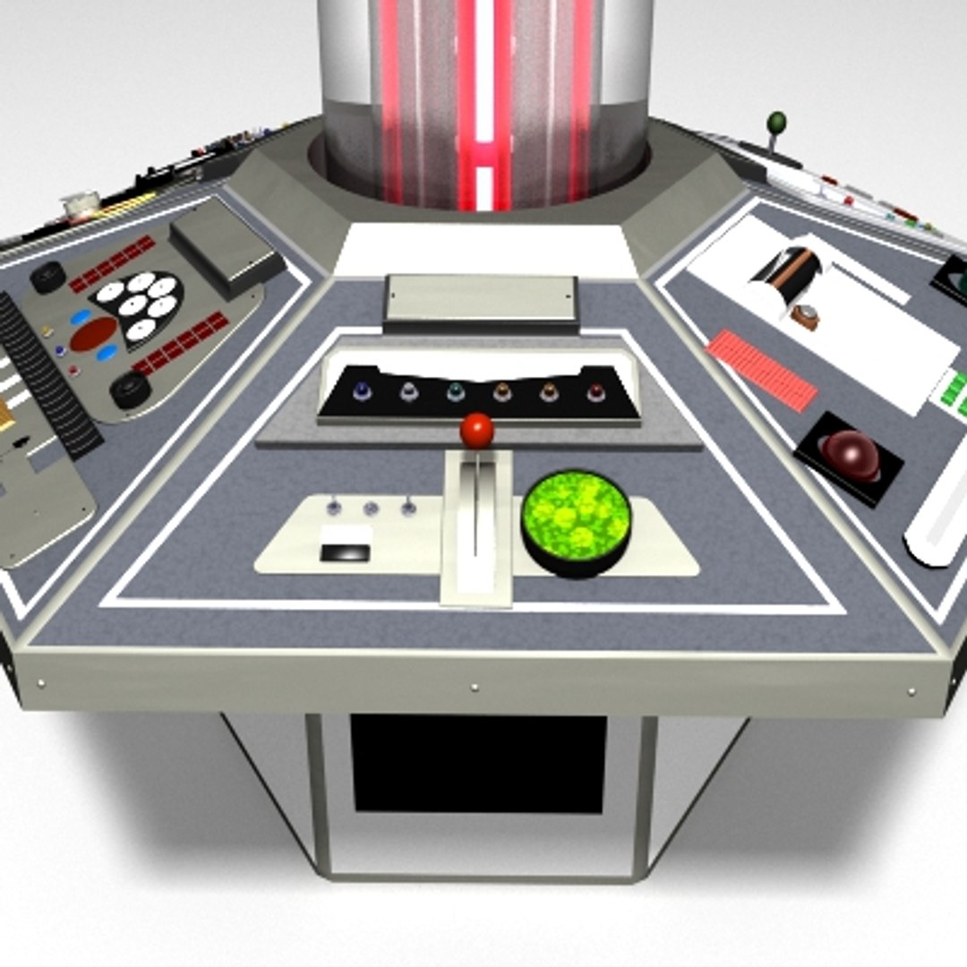 Tardis Console Doctor 1982 3d Model