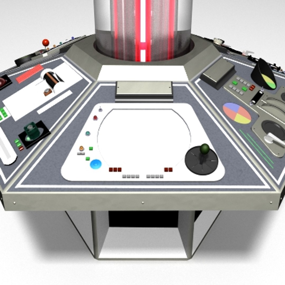 Tardis Console Doctor 1982 3d Model
