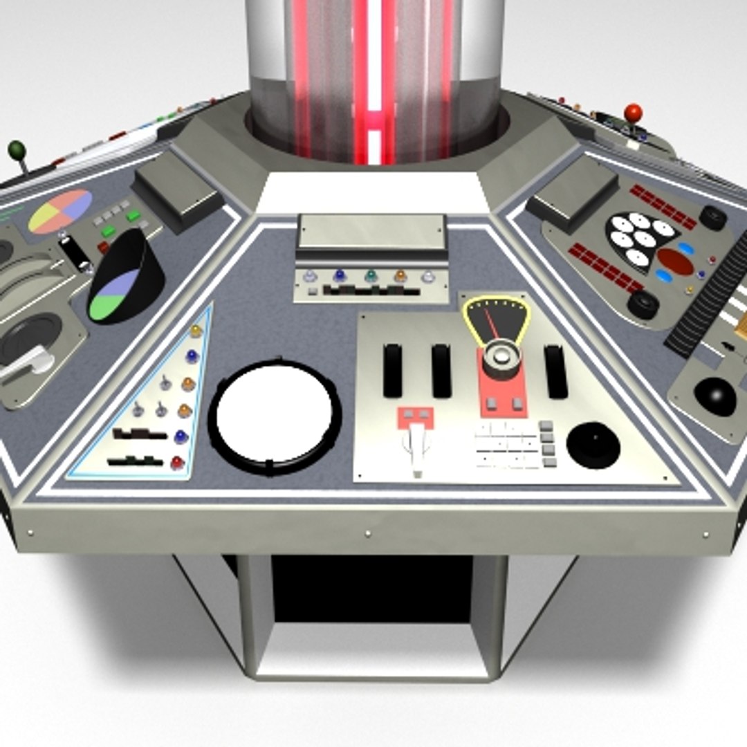 Tardis Console Doctor 1982 3d Model
