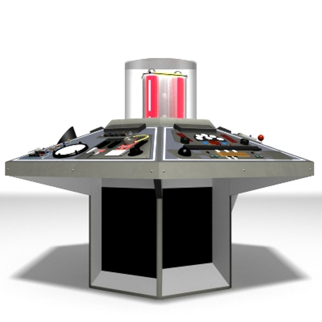 Tardis Console Doctor 1982 3d Model
