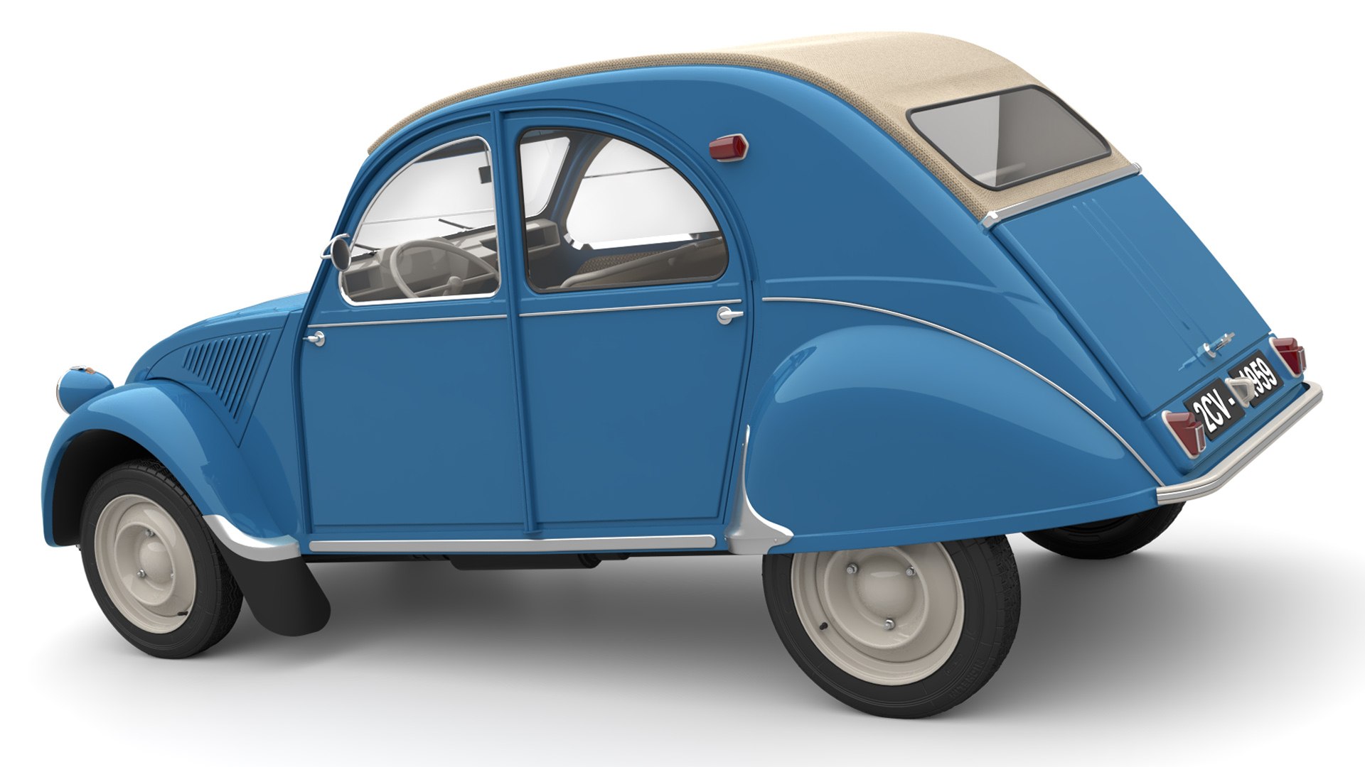 Citroen 2cv 3D Model - TurboSquid 1527515