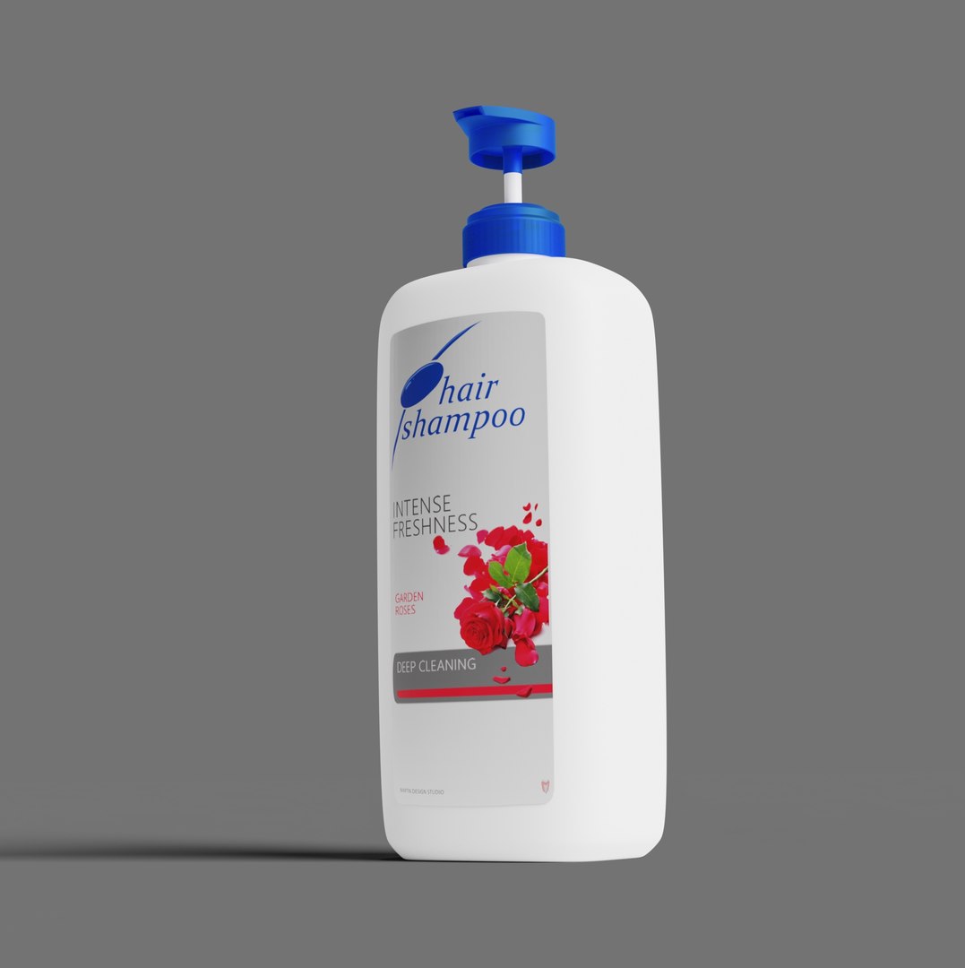 Shampoo Bottle 3D Model - TurboSquid 2111201