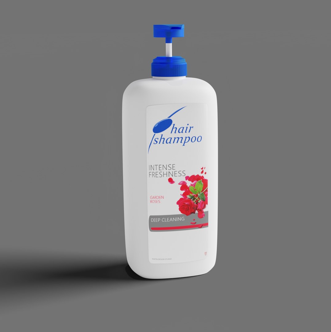 Shampoo Bottle 3D Model - TurboSquid 2111201