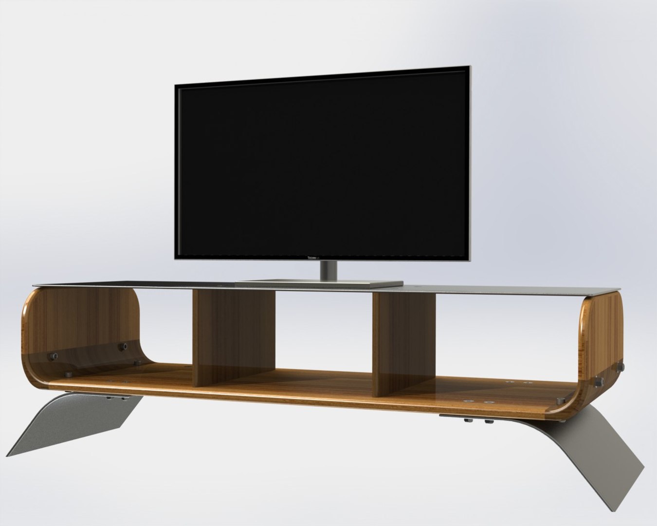 3d solidworks tv stand