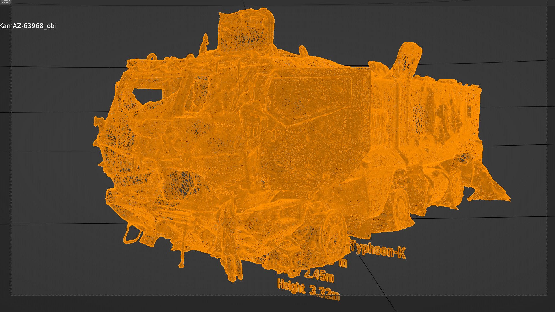 3D Russian KAMAZ-63968 Typhoon-K MRAP Vehicle Destroyed By Ukrainian ...