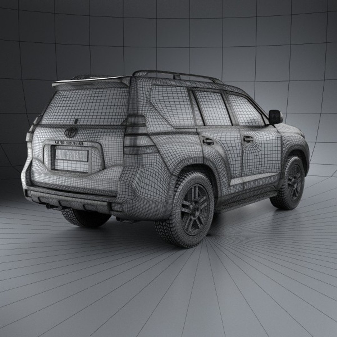Toyota Land Cruiser 3d Obj