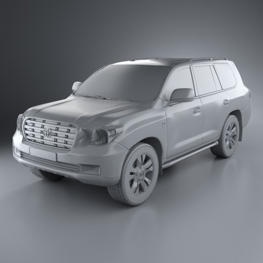 Toyota Land Cruiser 3d Obj