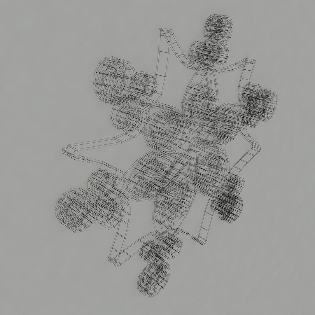 Quilling Snowflakes Grid 03 3d Max