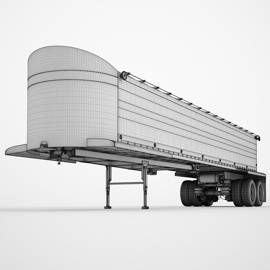 3D End Dump Trailer 03 - TurboSquid 2032063