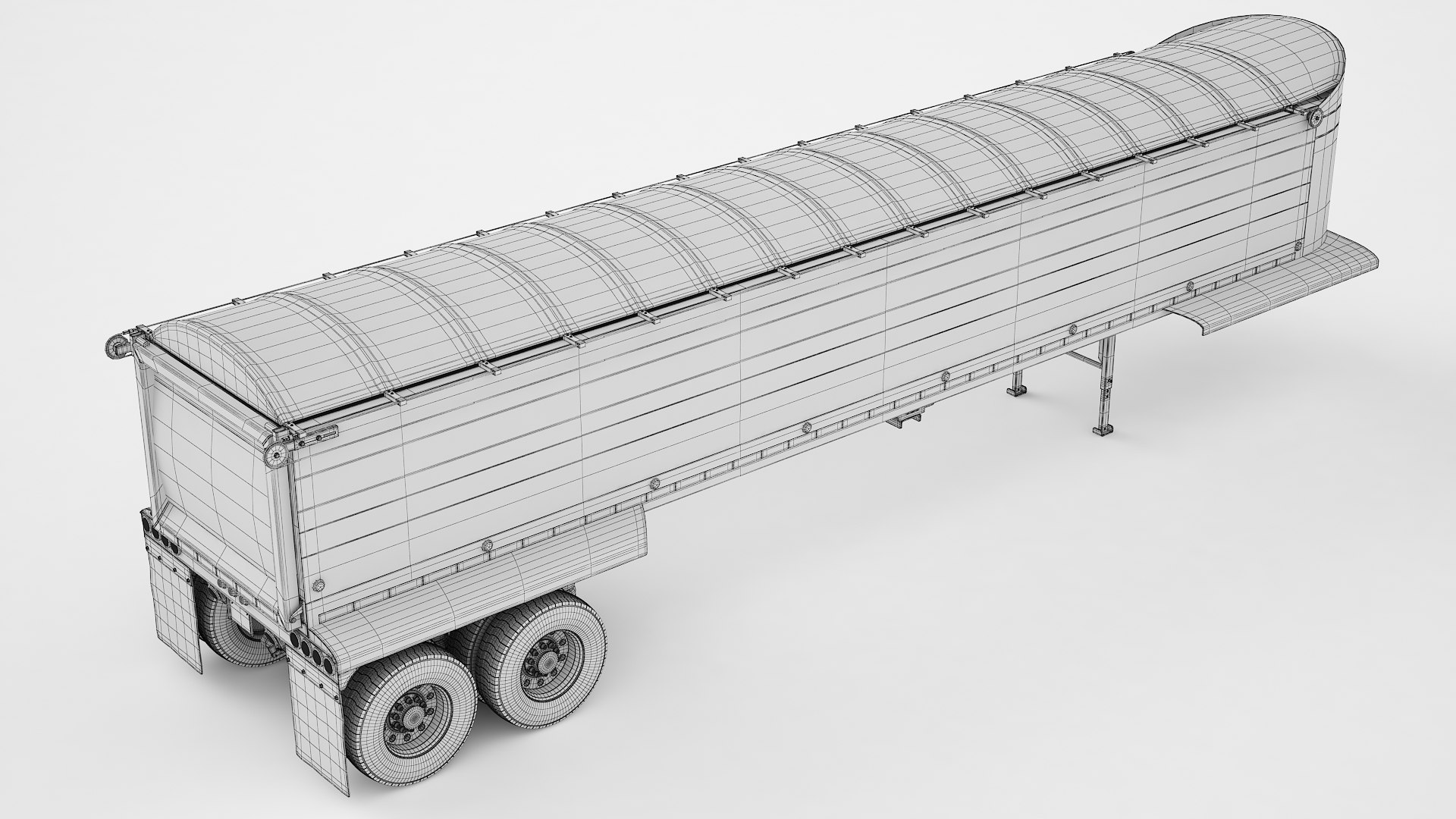 3D End Dump Trailer 03 - TurboSquid 2032063