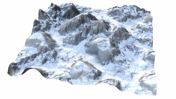 3D Snow Land 07 - TurboSquid 2039595