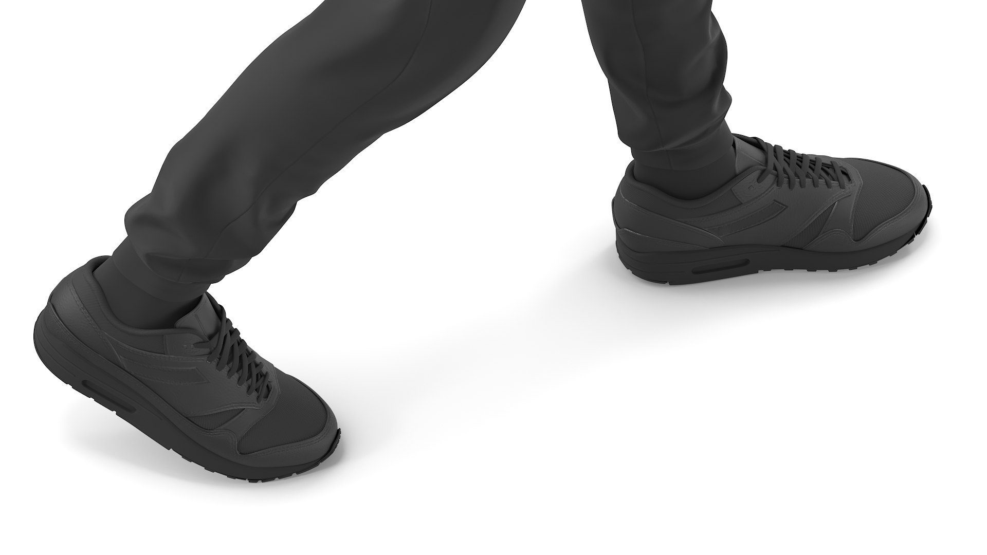 3D Hooded Thief Figure Stealth Pose - TurboSquid 2328264