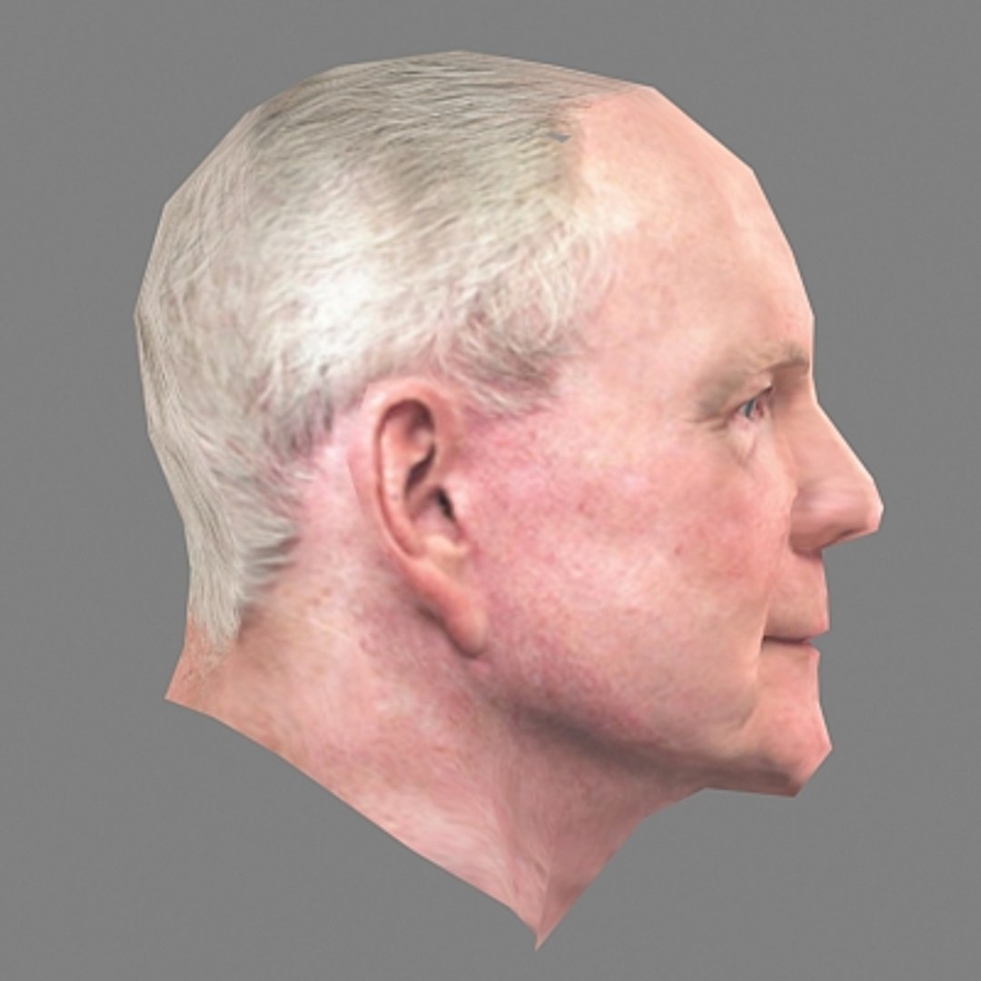 3ds Max Realtime Man Head