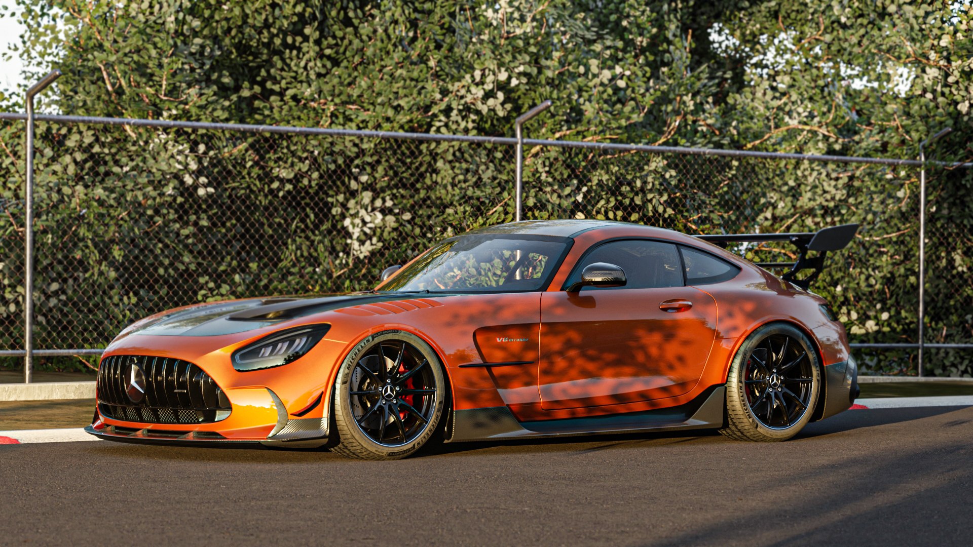 Realistic Race Track 3D Model - TurboSquid 2213221