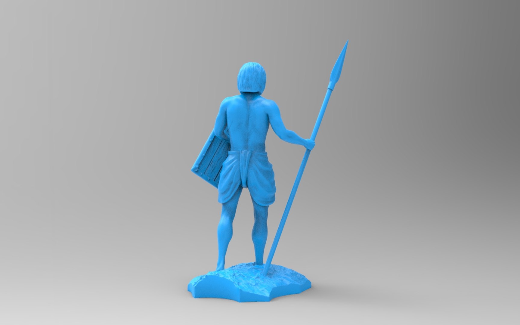 Free Obj Model Statue