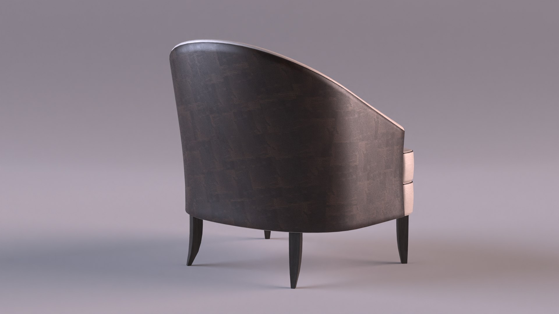 Smoking Lounge Leather Seating Chair 3D Model - TurboSquid 2238419