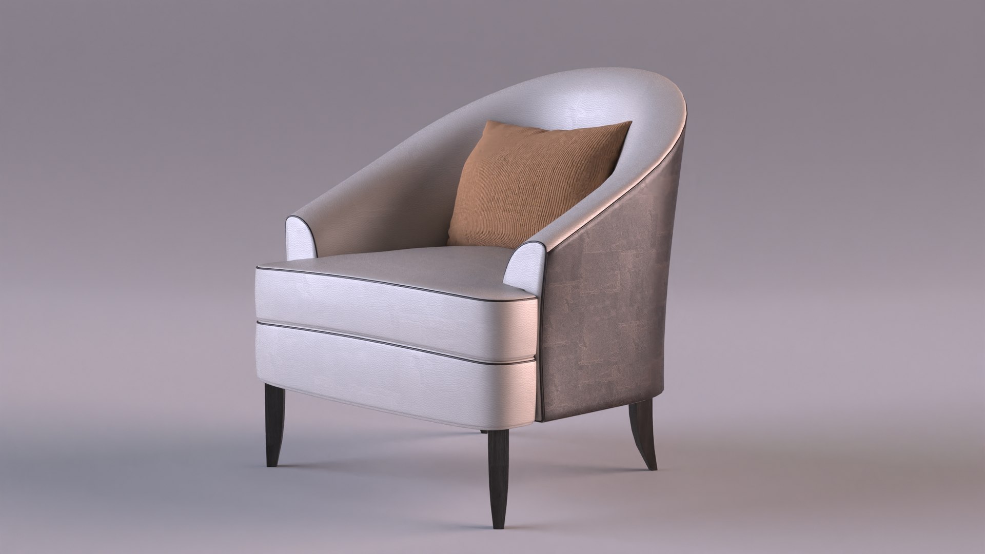 Smoking Lounge Leather Seating Chair 3D Model - TurboSquid 2238419