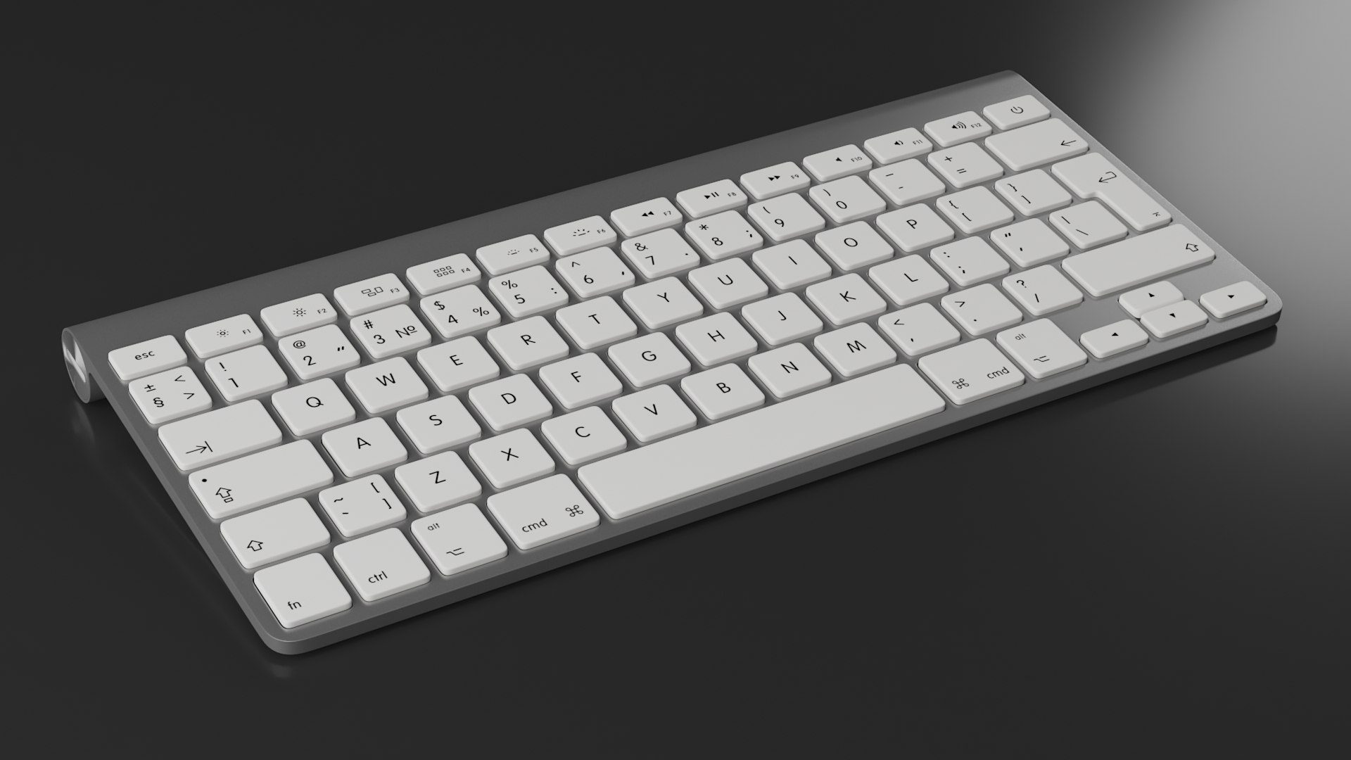 3D Wireless Apple Computer Keyboard - TurboSquid 2323774