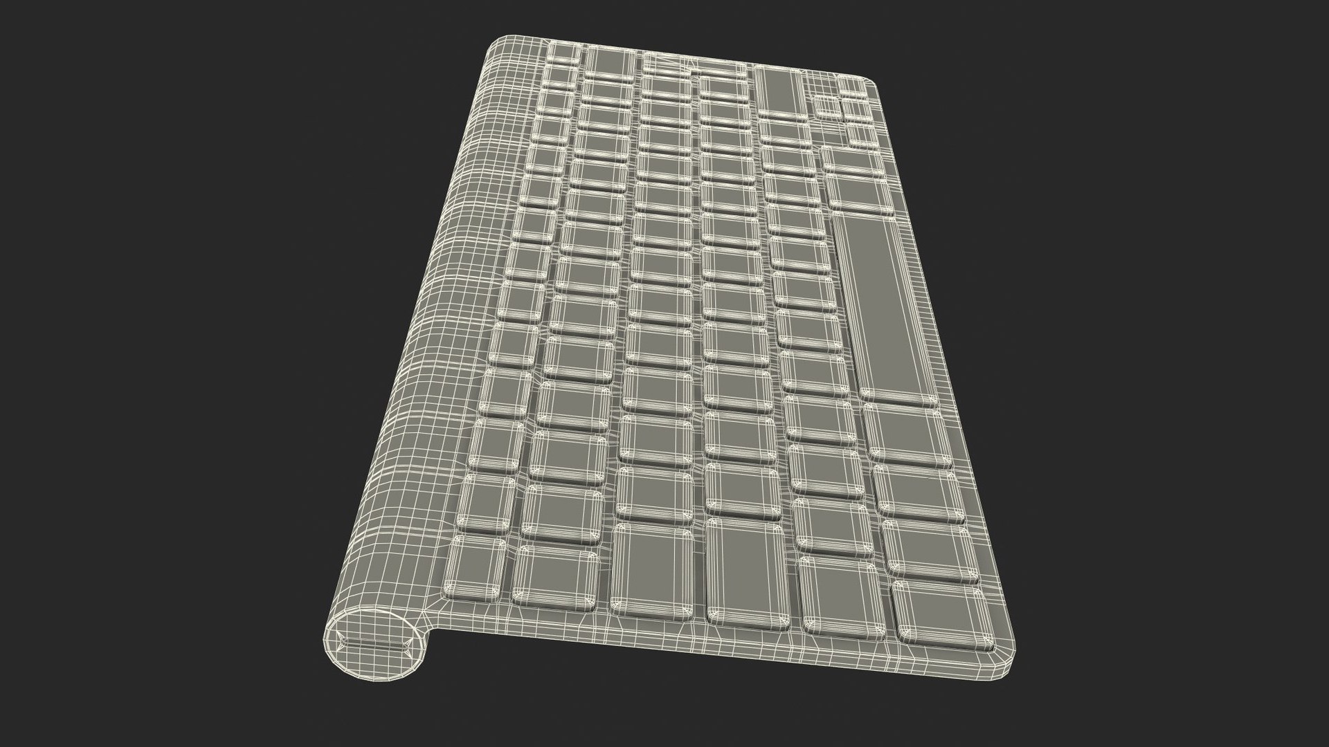 3D Wireless Apple Computer Keyboard - TurboSquid 2323774