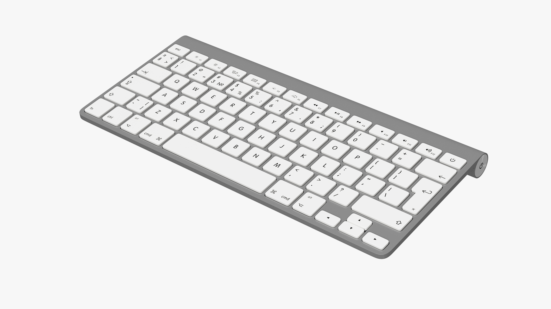 3D Wireless Apple Computer Keyboard - TurboSquid 2323774