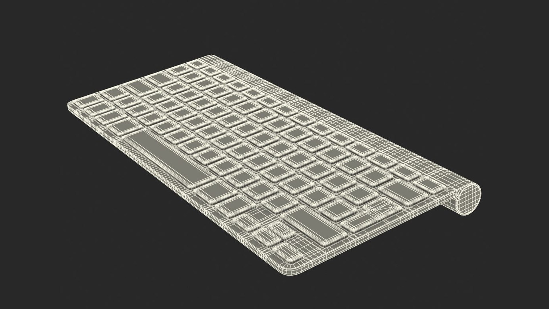 3D Wireless Apple Computer Keyboard - TurboSquid 2323774