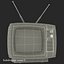 3d Retro Tv Model
