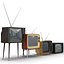 3d retro tv model