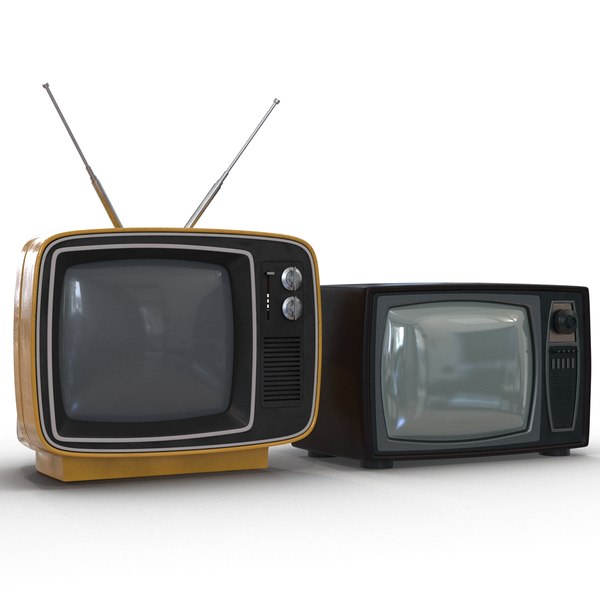 3d retro tv model