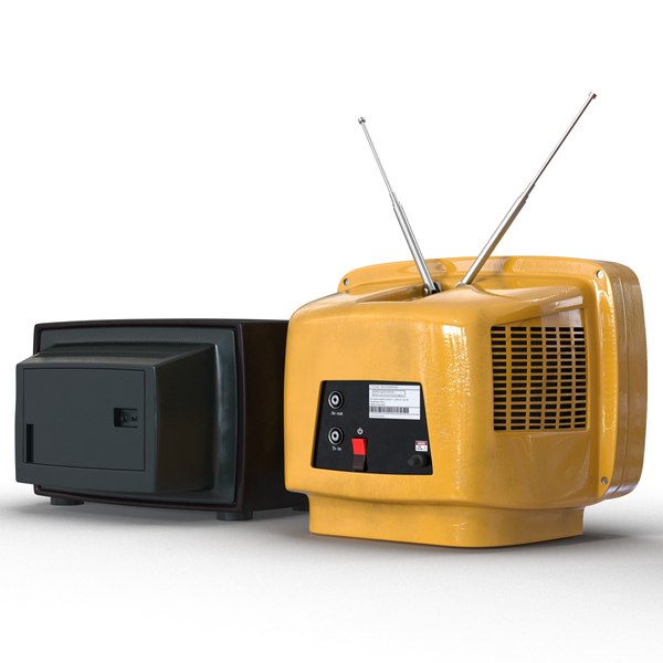 3d retro tv model