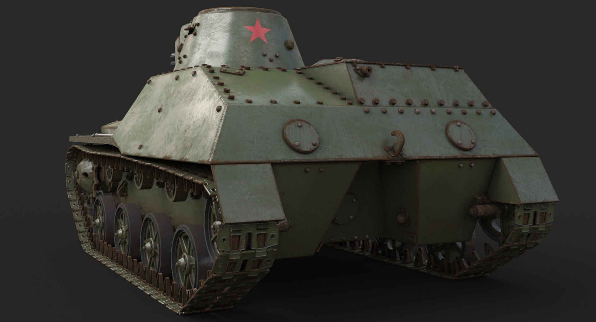 T 40 soviet tank 3D - TurboSquid 1640897