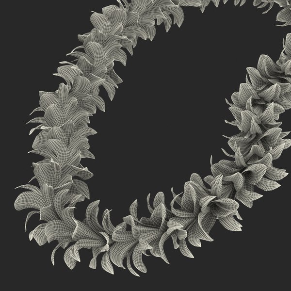 3d hawaiian lei 3