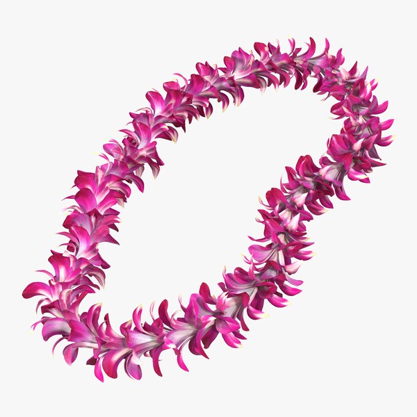 3d hawaiian lei 3