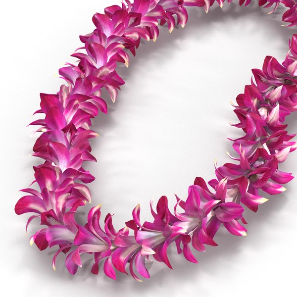 3d hawaiian lei 3