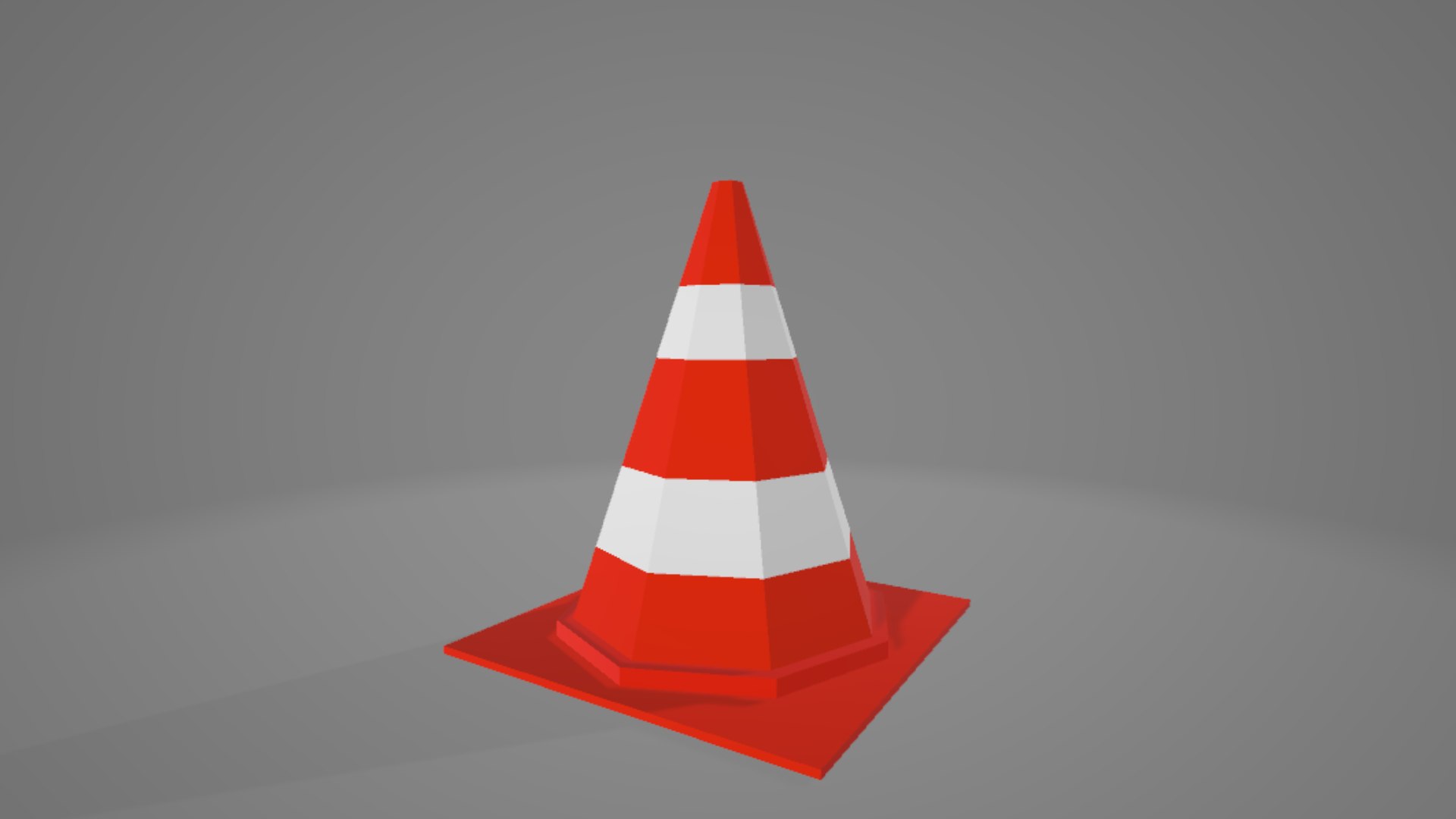Low-Poly Traffic Cone 3D Model - TurboSquid 2011378