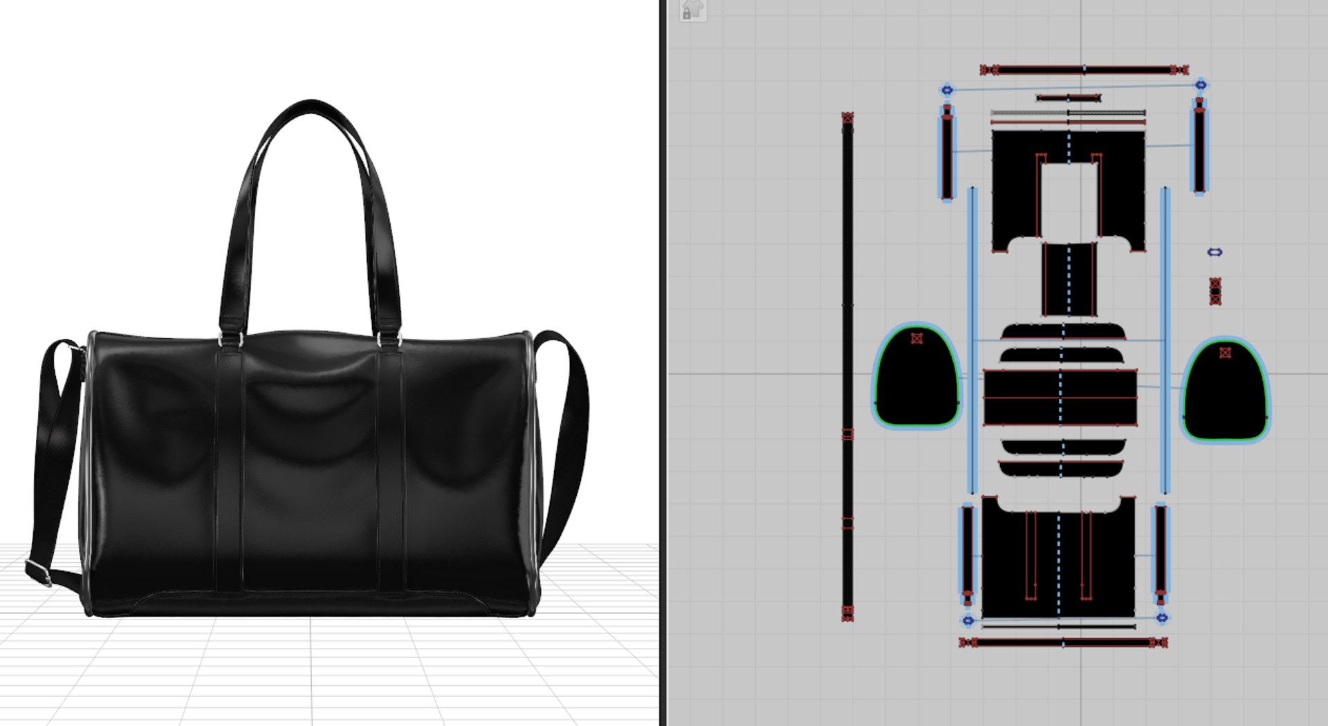 3D Leather Duffel Bag 3D Model Model - TurboSquid 1905480