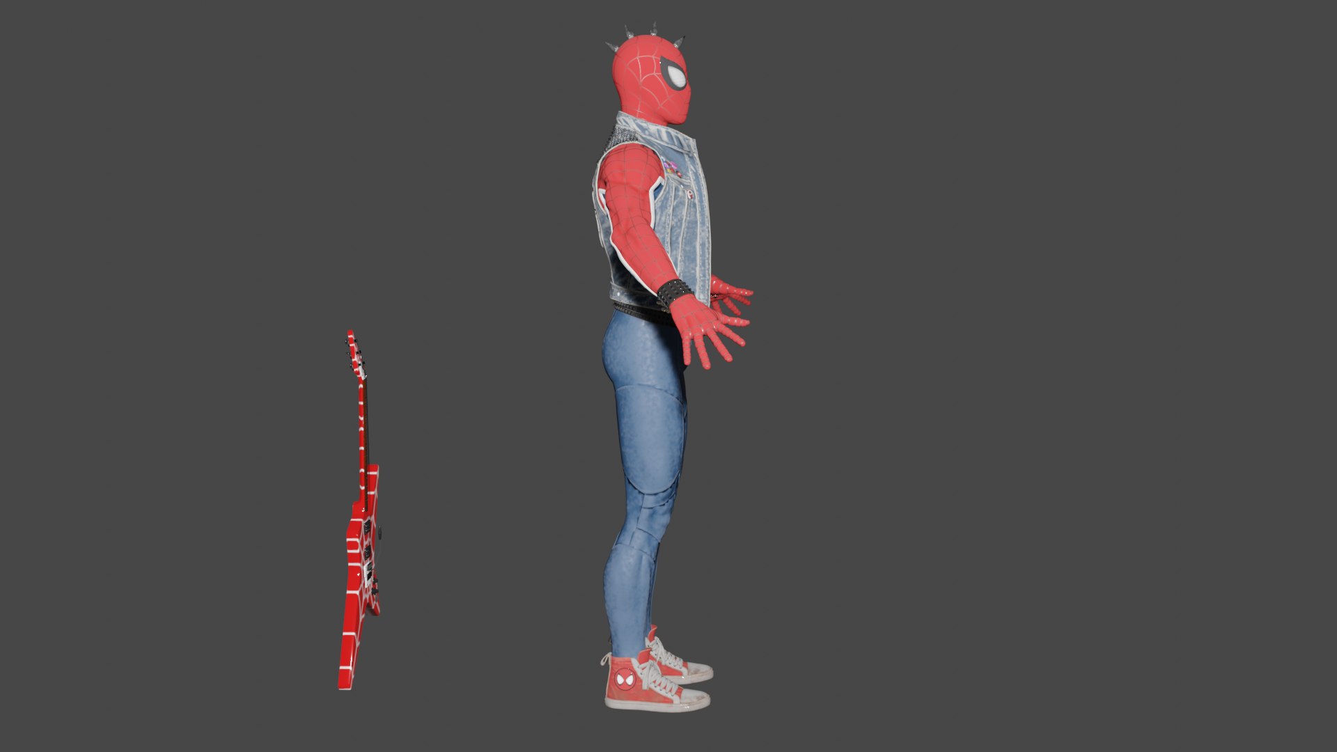 3D Spider Punk Suit - TurboSquid 2247103