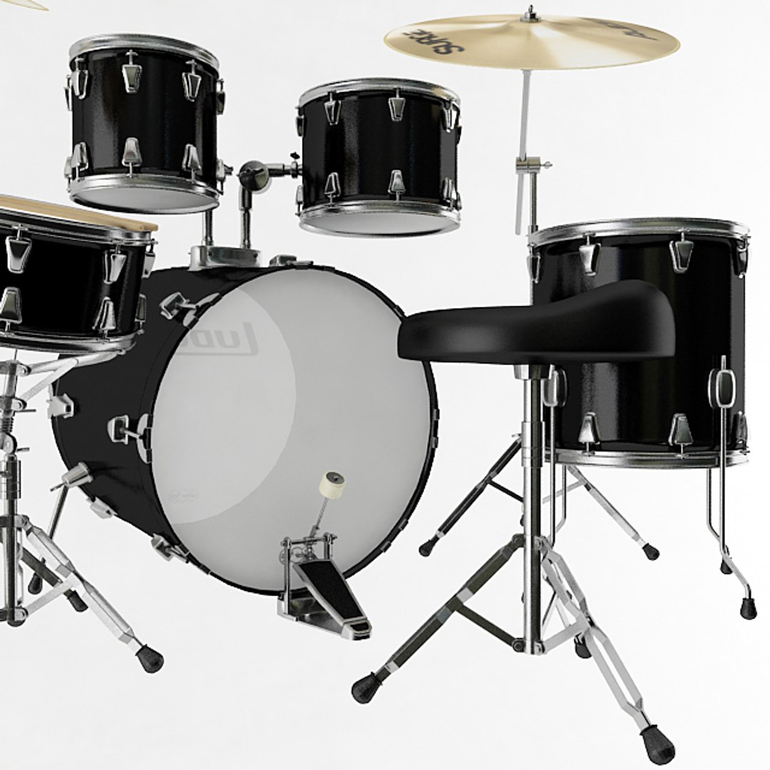 Drum Kit 3D Model - TurboSquid 1297783
