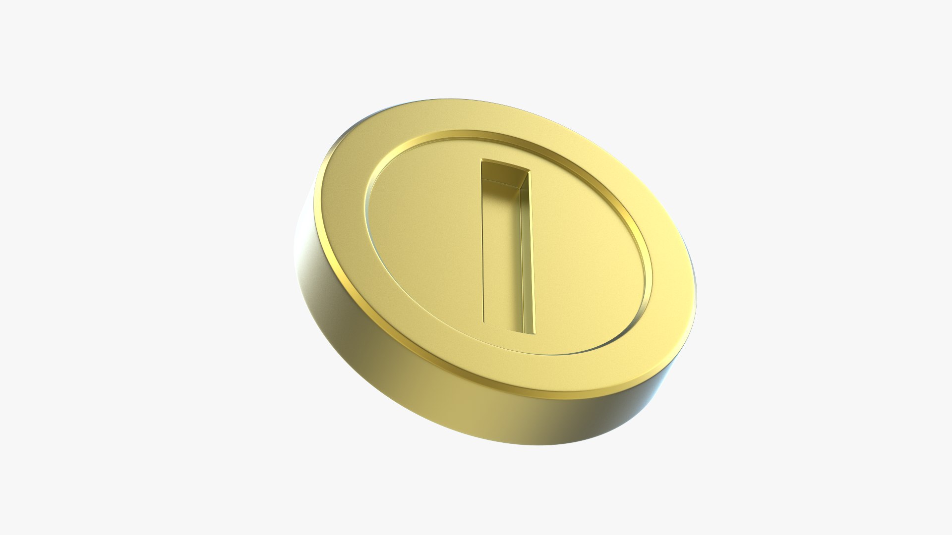 3D Model Super Mario Bros Coin - TurboSquid 2242200