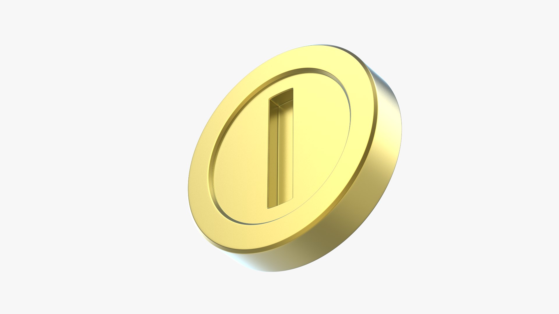 3D Model Super Mario Bros Coin - TurboSquid 2242200