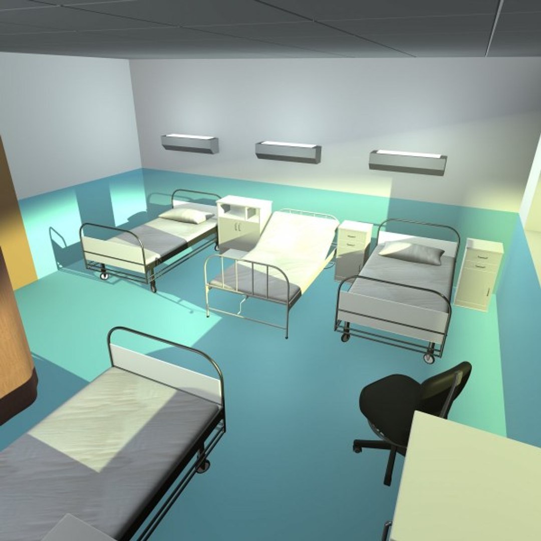 3d Model Of Hospital Room