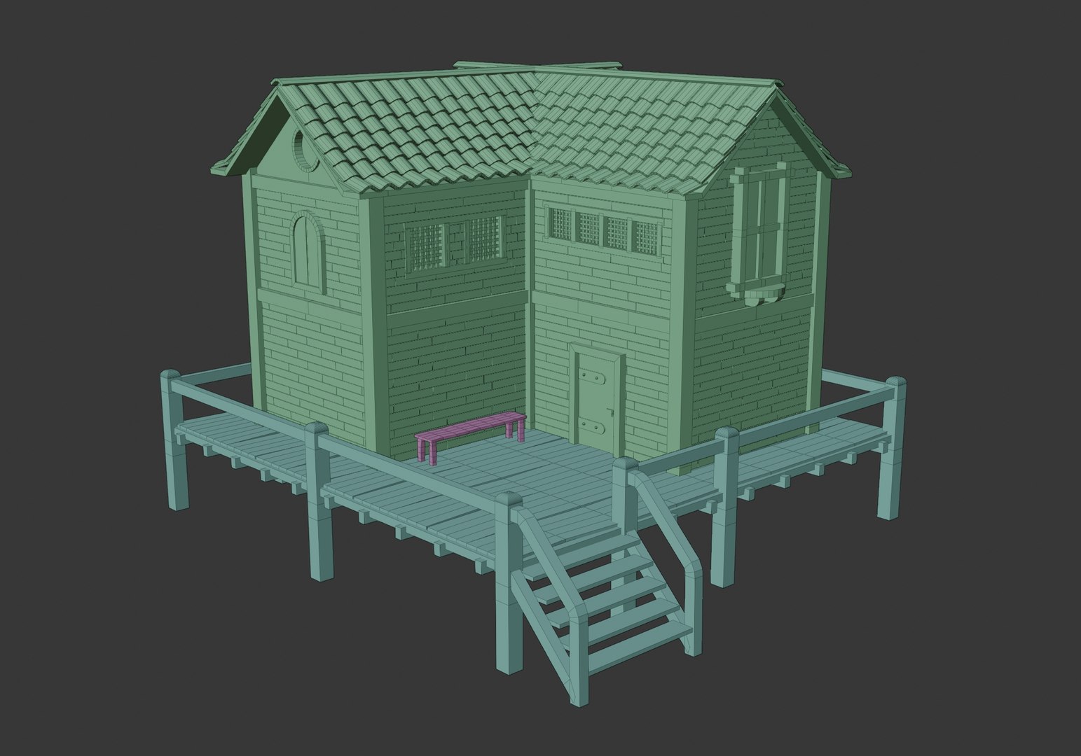 Medieval House Game Ready Object 3D Model - TurboSquid 1790303
